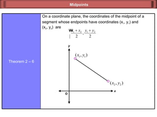Midpoints (Geometry 2_5) | PPT