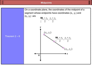 Midpoints (Geometry 2_5) | PPT