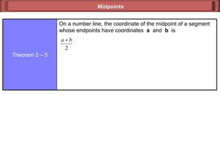 Midpoints (Geometry 2_5) | PPT