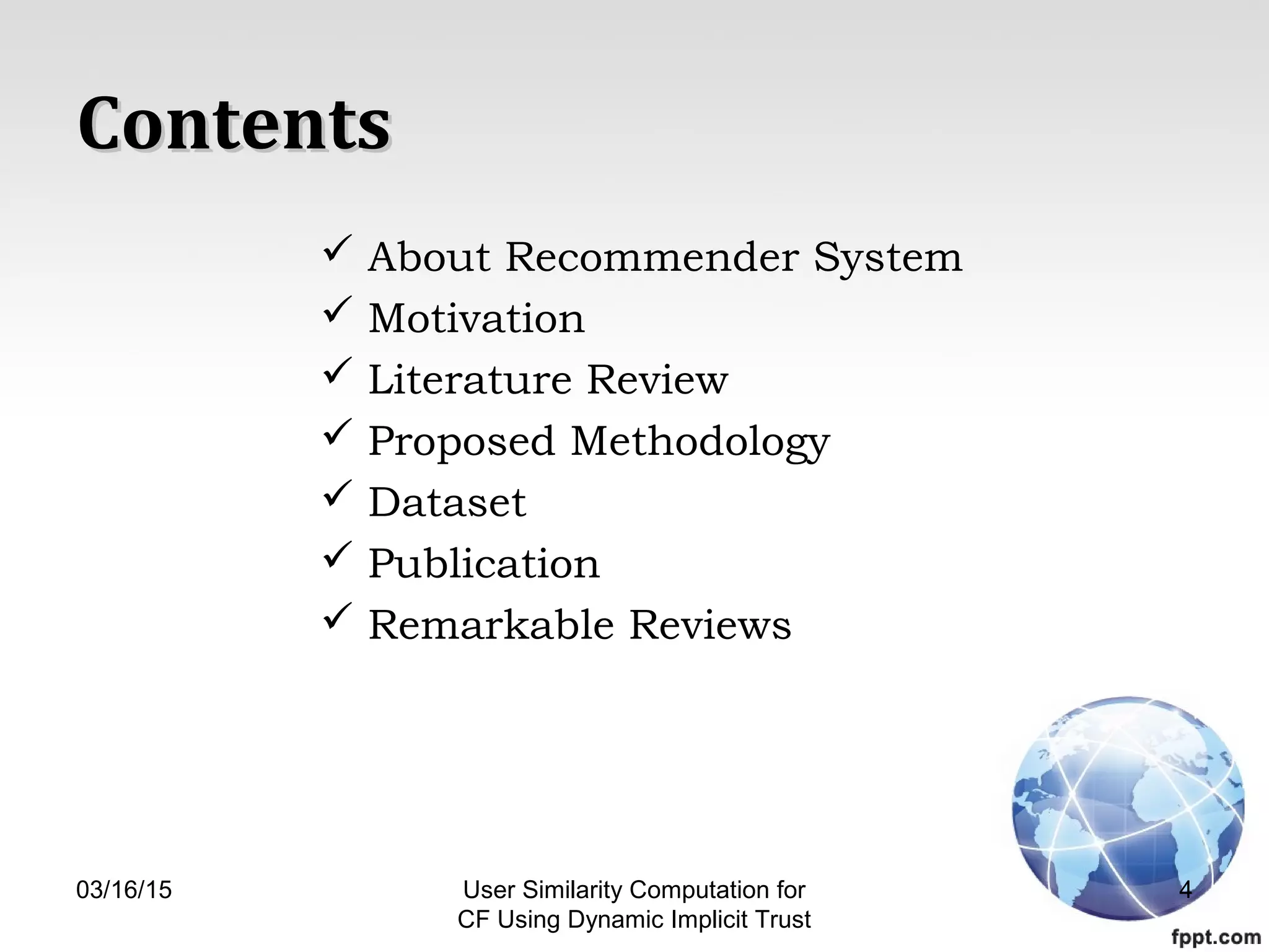 MS Research Progress Presentation | PPT