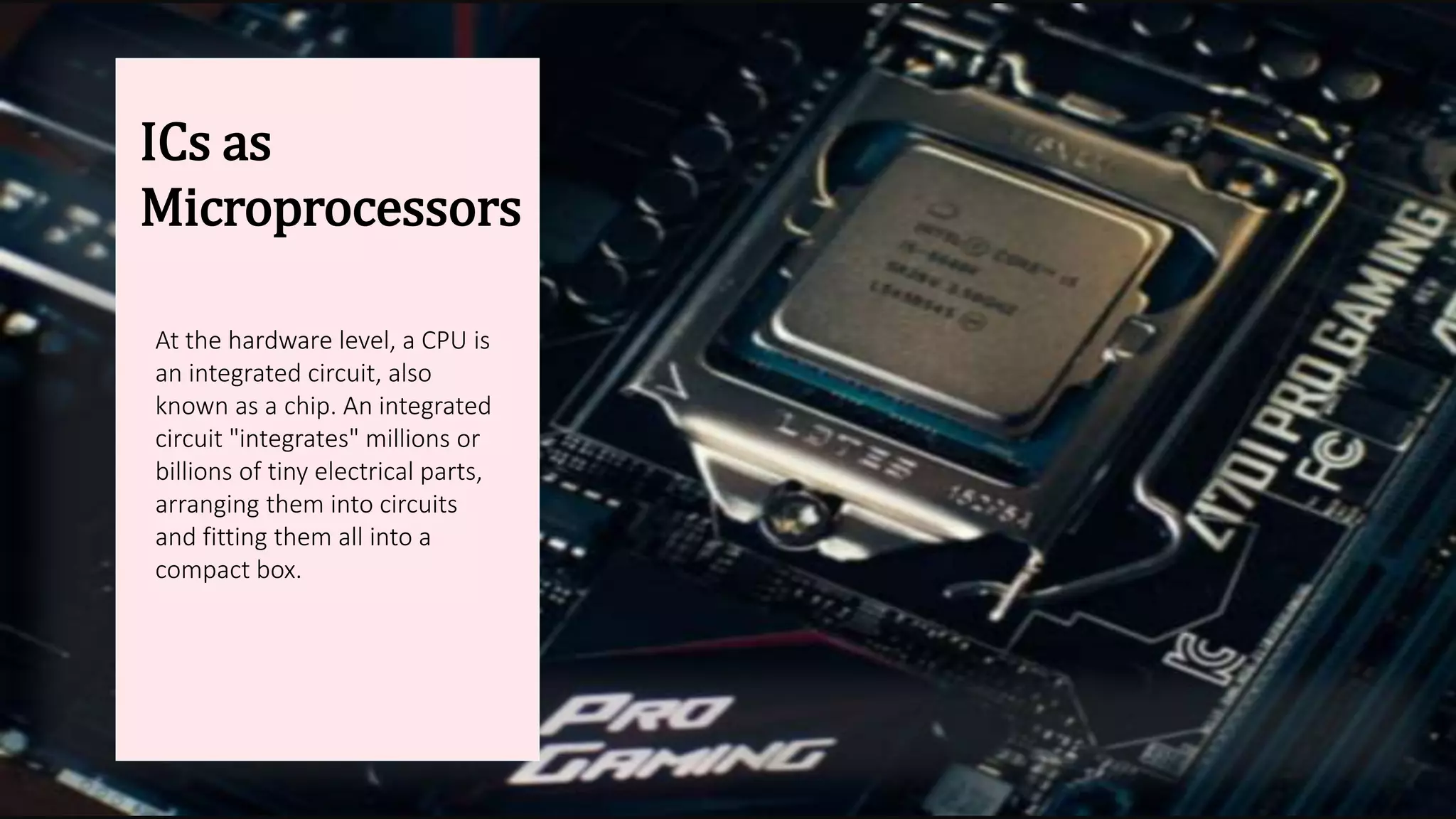 Microprocessor | PPTX