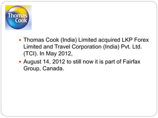 THOMAS COOK | PPTX