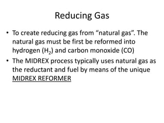 Midrex shaft process | PPTX