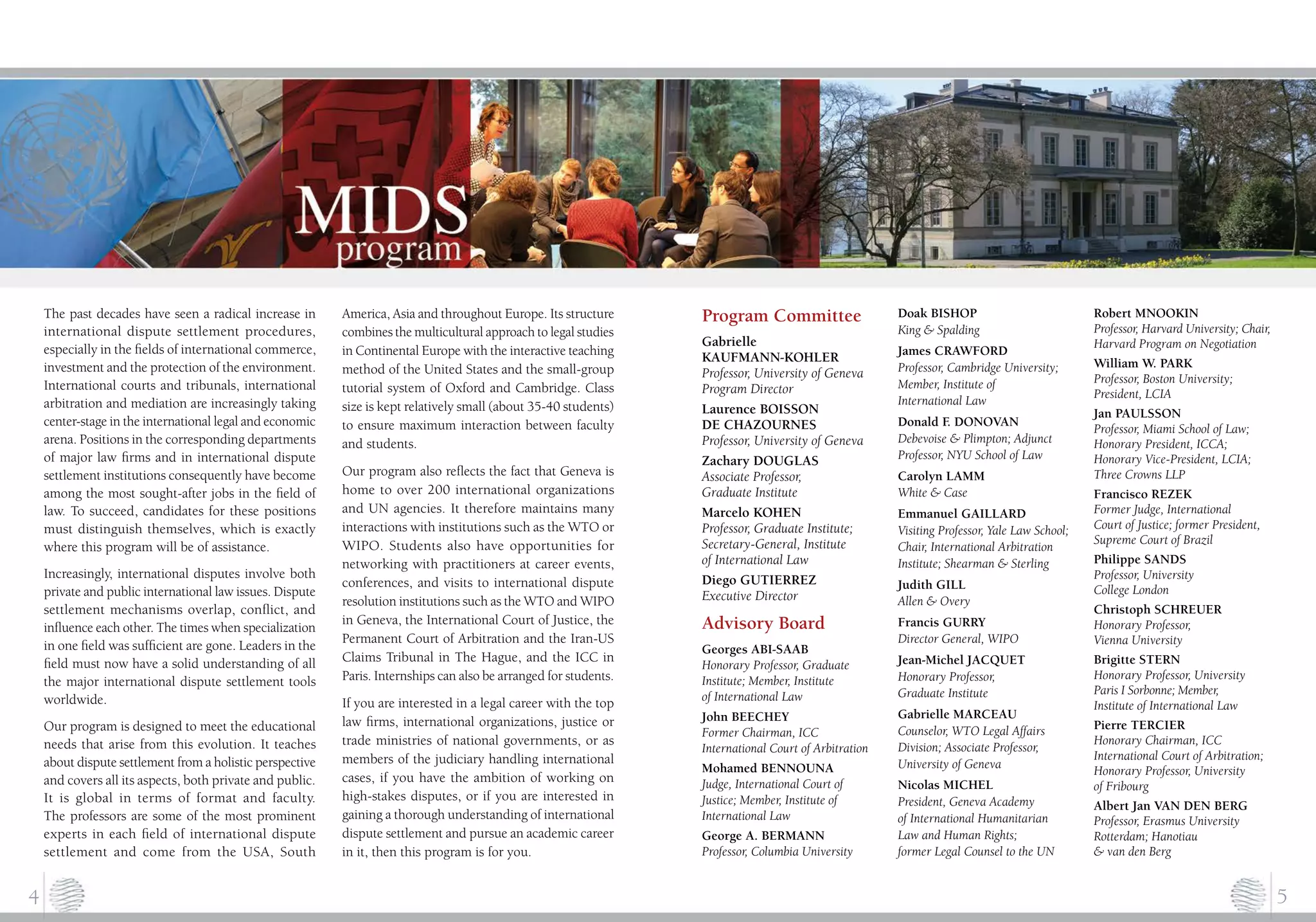 MIDS brochure 2016-17 | PDF