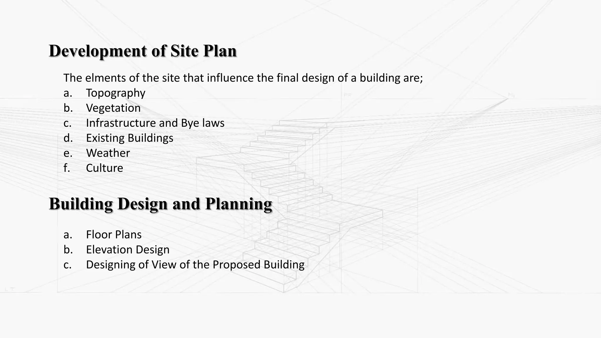 BUILDING CONSTRUCTION AND PLANNING | PPTX