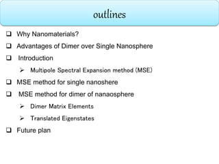 dimer optical properties | PPTX