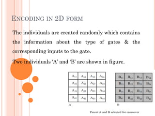 Combinational circuit designer using 2D Genetic Algorithm | PPT