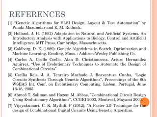 Combinational circuit designer using 2D Genetic Algorithm | PPT