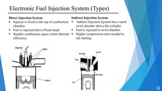 Carburetor & EFI system, Diesel Fuel Pump, Atomizer & Spark Plug | PPTX