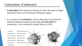 Carburetor & EFI system, Diesel Fuel Pump, Atomizer & Spark Plug | PPT