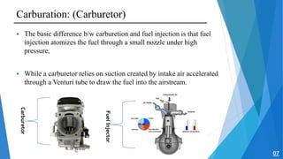 Carburetor & EFI system, Diesel Fuel Pump, Atomizer & Spark Plug | PPT