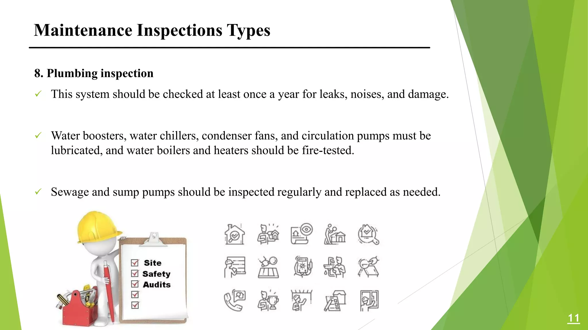 Types of Maintenance Inspections and its importance for the ...