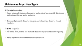 Types of Maintenance Inspections and its importance for the ...
