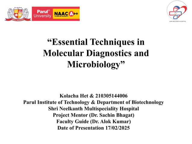 Serology Mid Sem Internship Report Pptxb | PPT