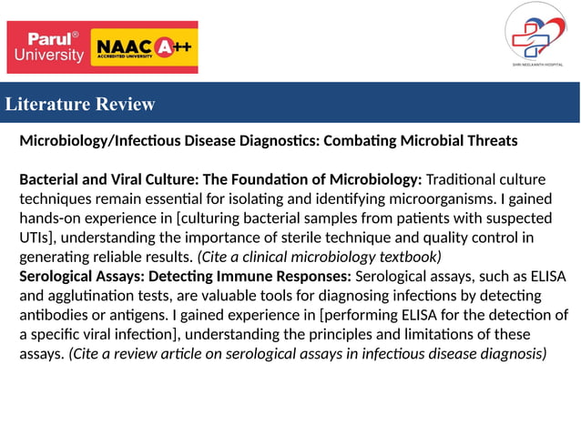 Serology Mid Sem Internship Report Pptxb | PPT