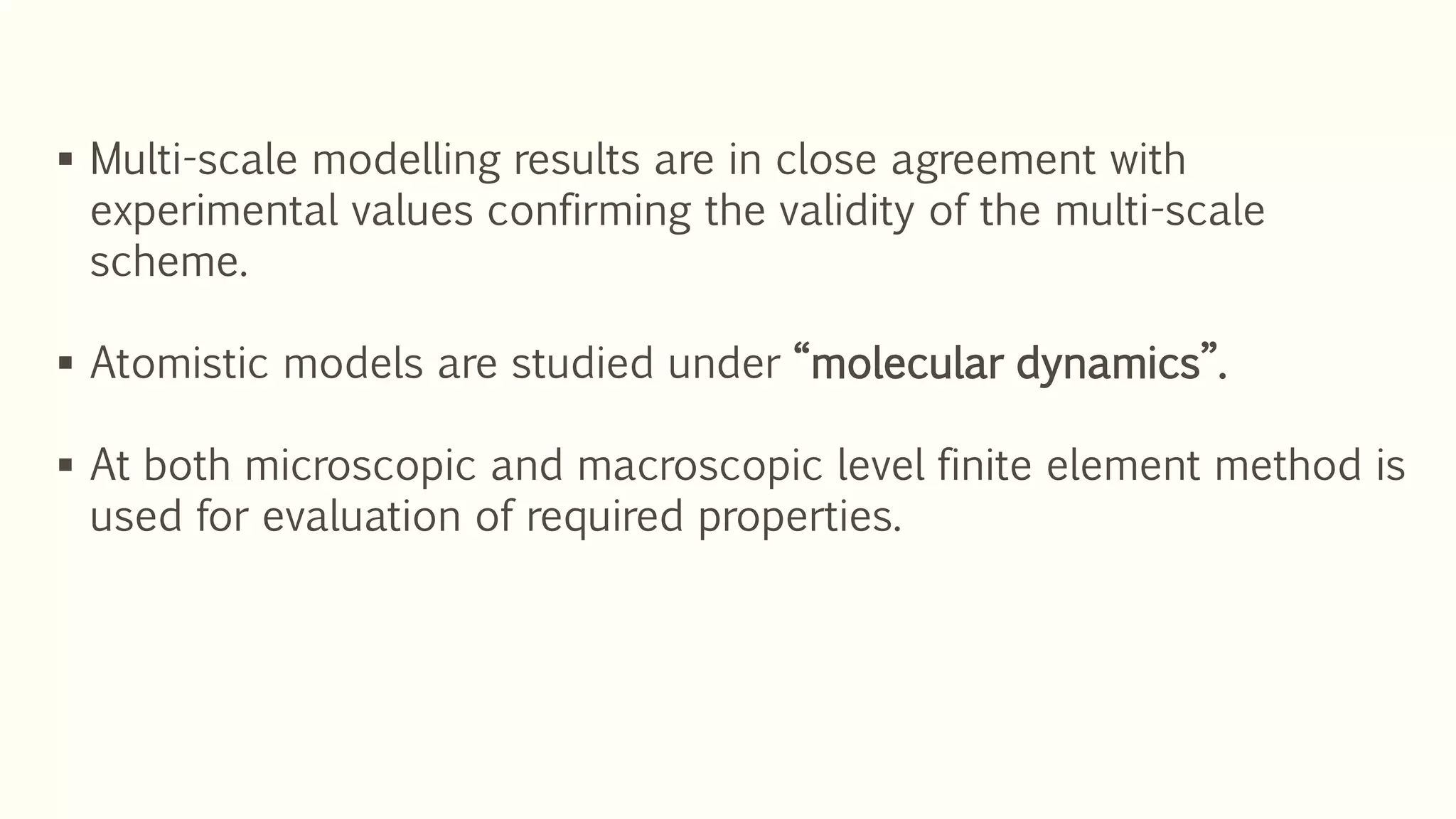 Midsemreview ppt on multiscale modelling using fem | PPT