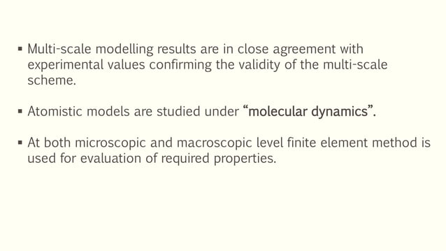 Midsemreview ppt on multiscale modelling using fem | PPT
