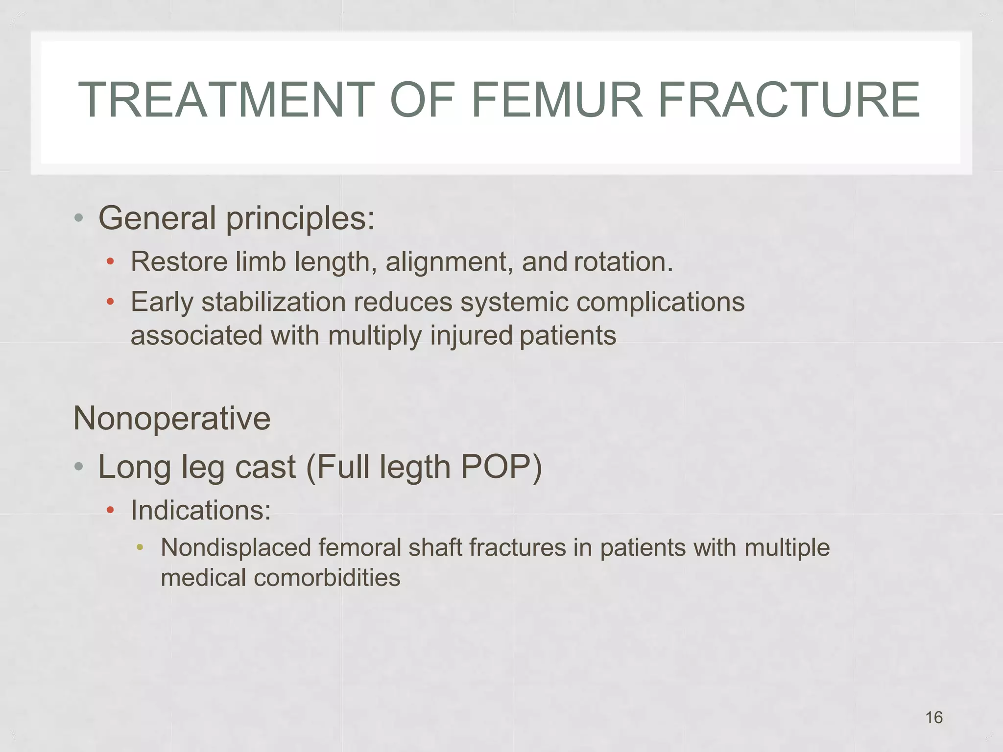 Midshaft femur fracture | PPTX
