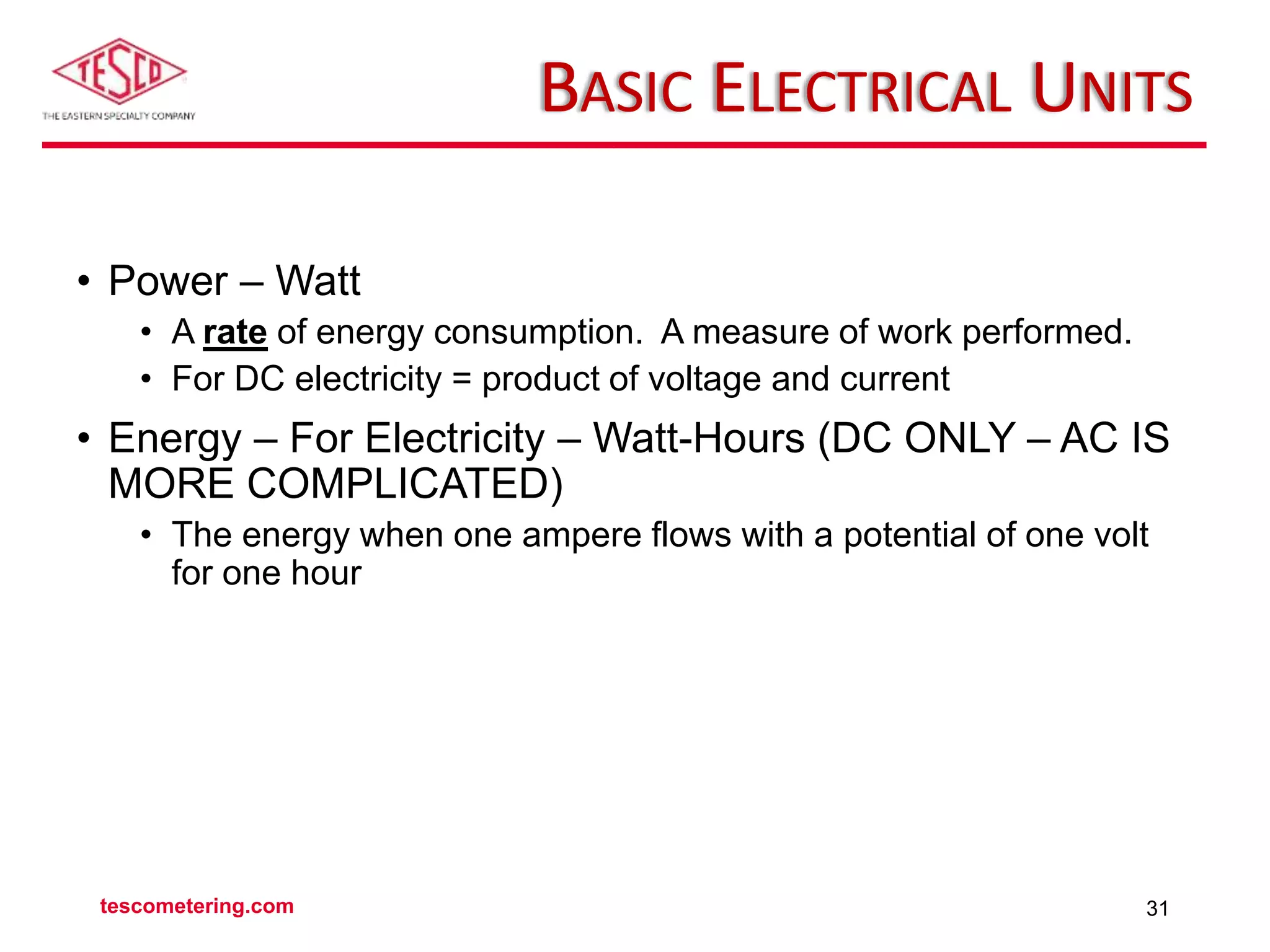 Basic Electricity | PPTX