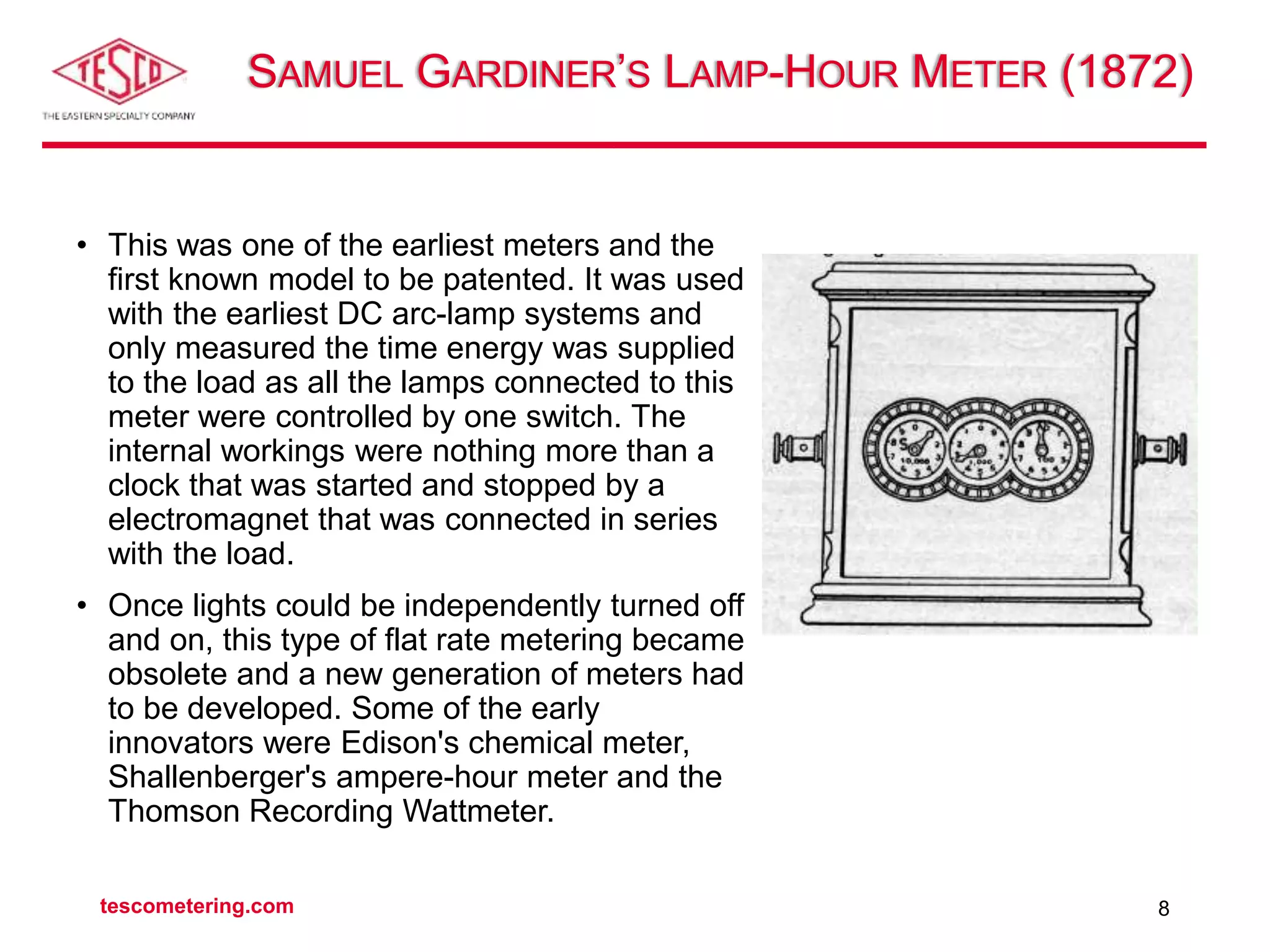 History of Electric Metering | PPTX
