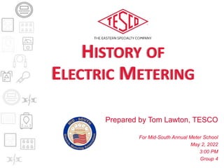 History of Electric Metering | PPTX