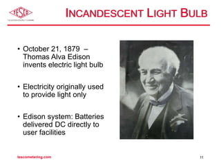 History of Electric Metering | PPTX