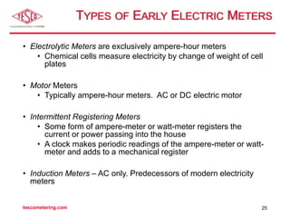 History of Electric Metering | PPTX