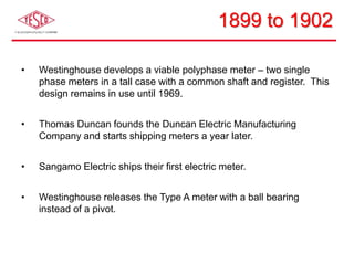 History of Electric Metering | PPTX