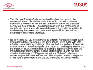 History of Electric Metering | PPTX