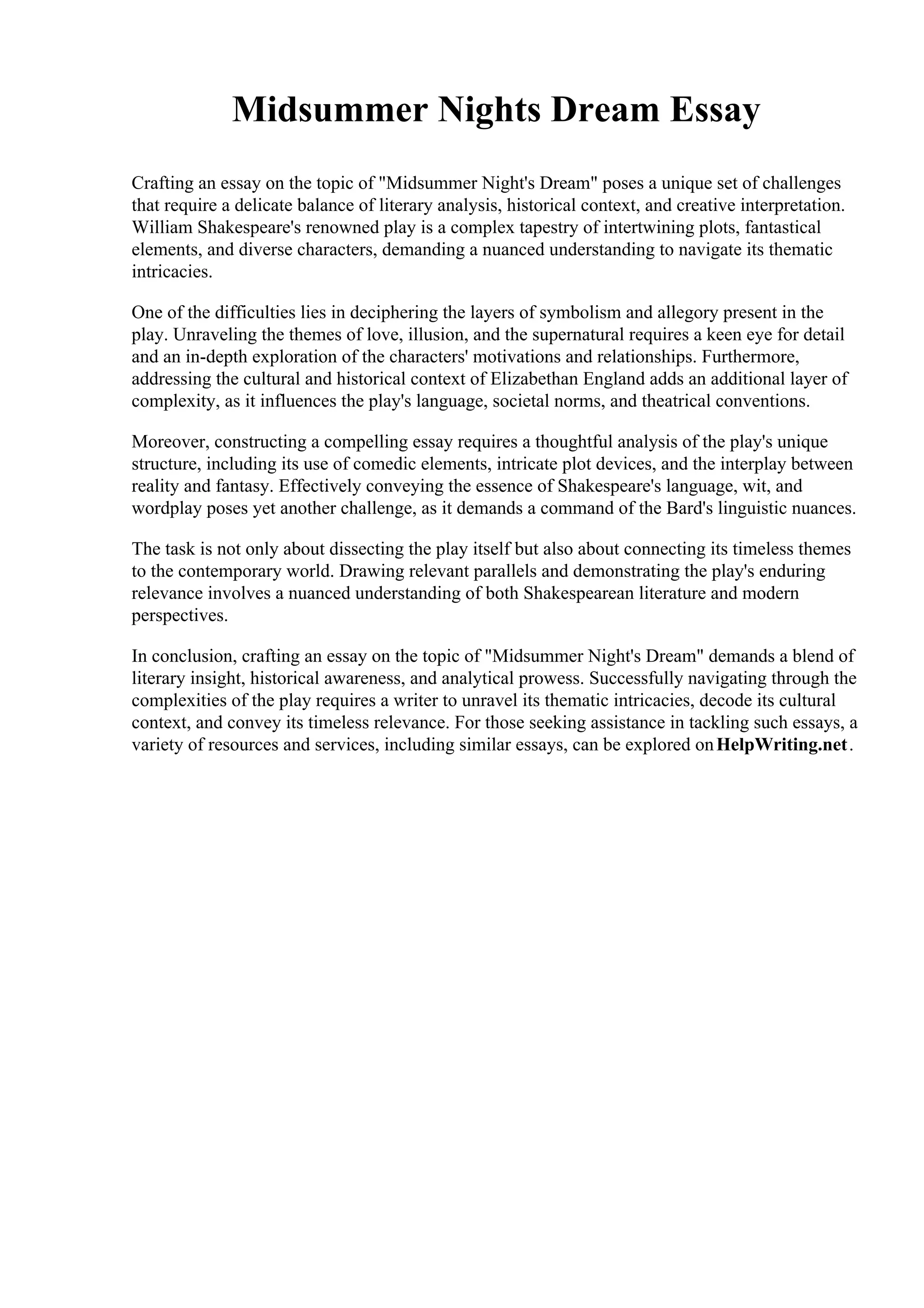 Midsummer Nights Dream Essay.pdf