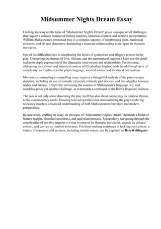 Midsummer Nights Dream Essay.pdf