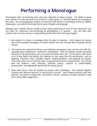 Midsummer teacherguide | PDF