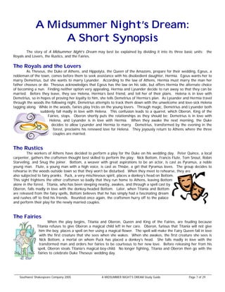 Midsummer teacherguide | PDF