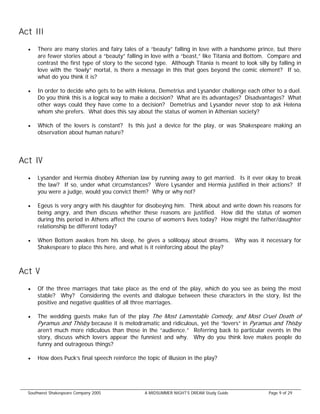 Midsummer teacherguide | PDF