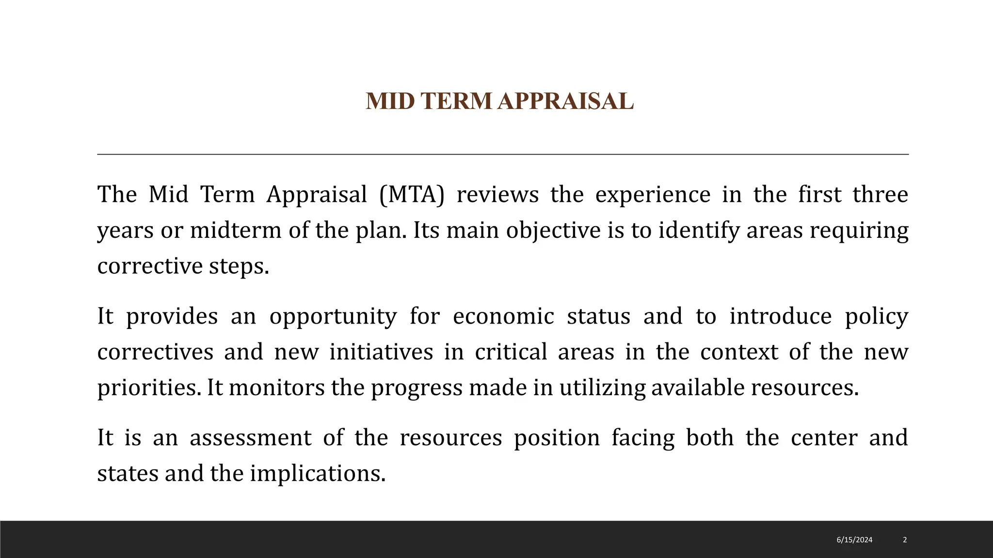 Mid Term Appraisal & Types of Budget.pptx