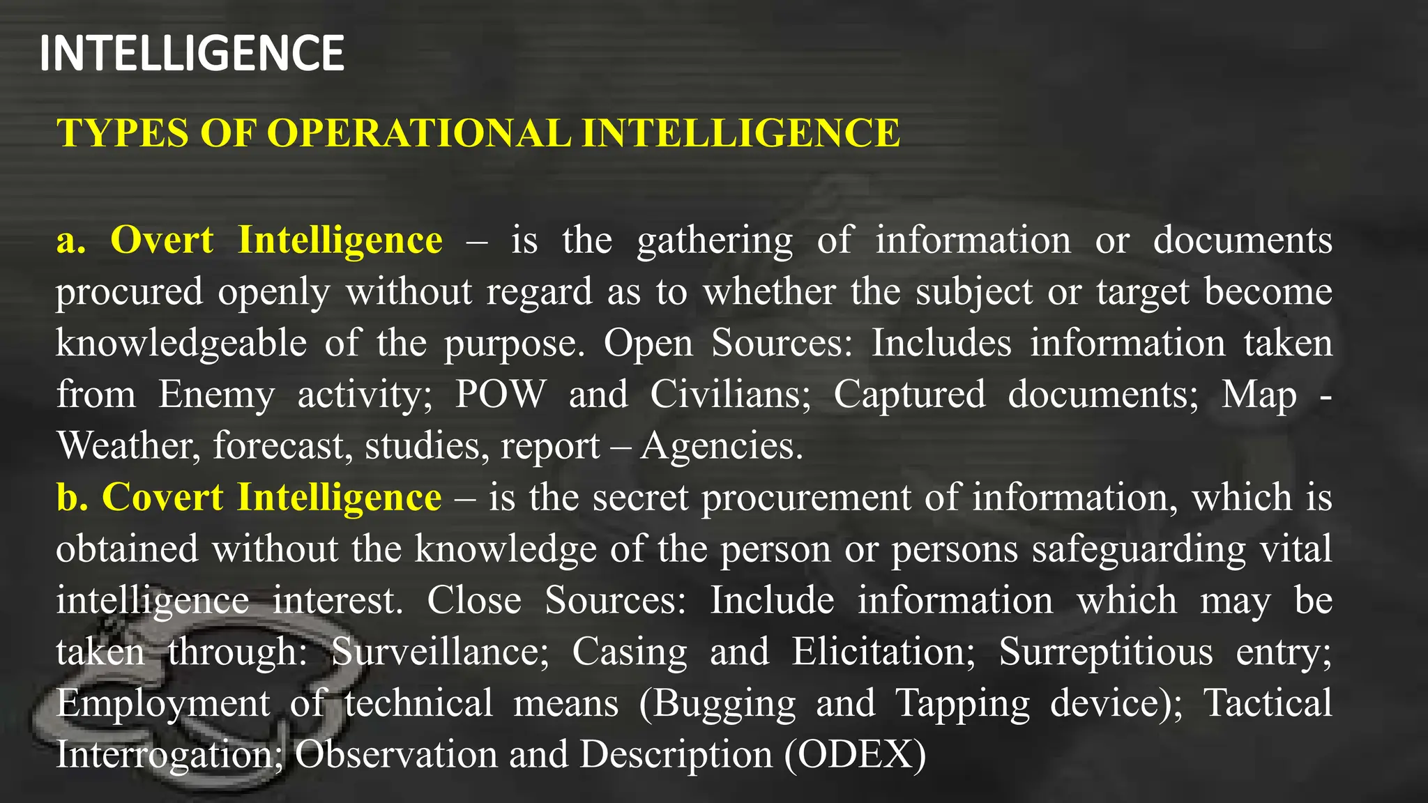 Fundamentals of criminal Investigation and INtelligence - Midterm | PPTX