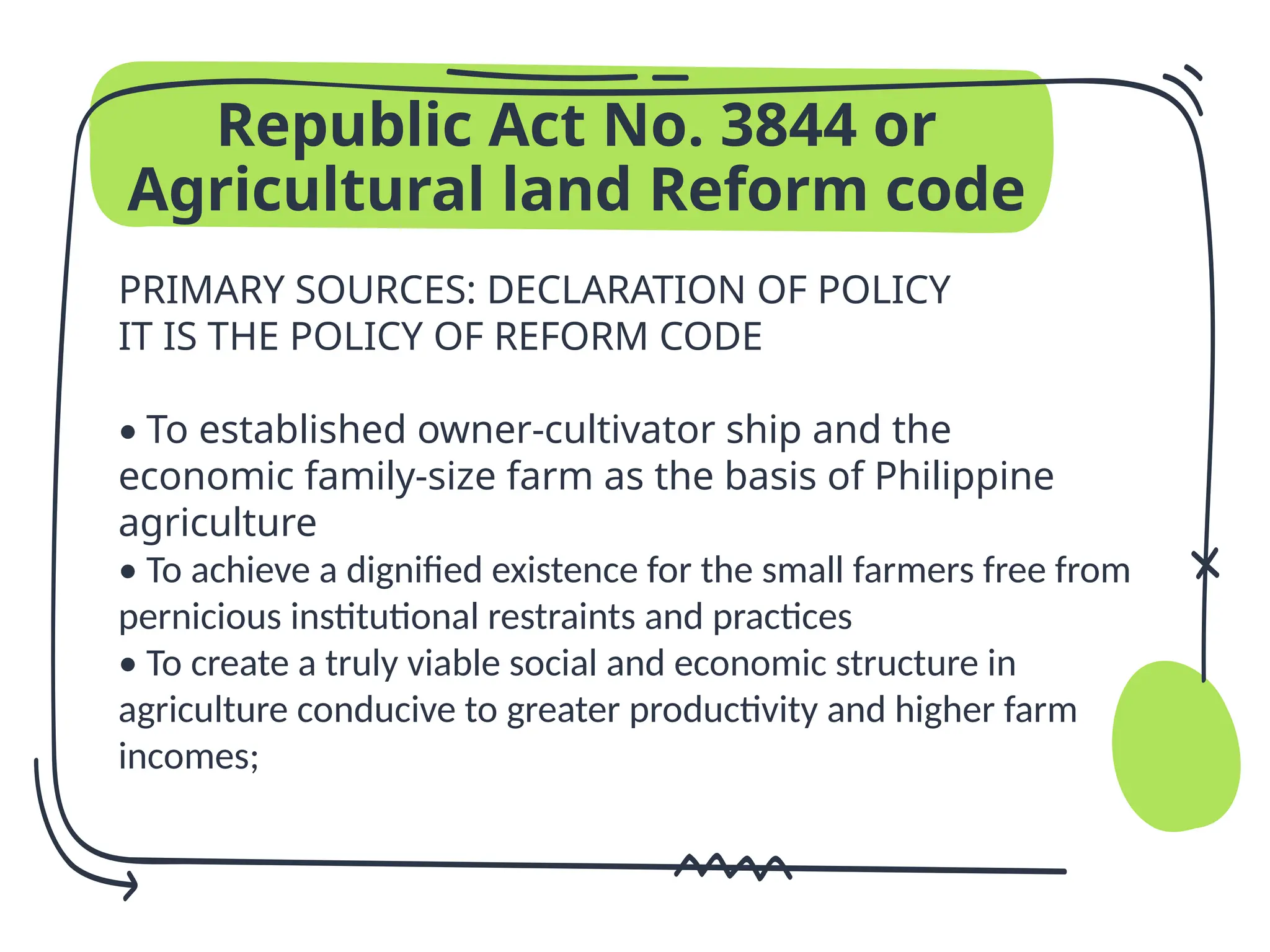 policies on agrarian reform in philippine history | PPTX