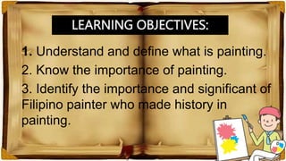 MIDTERM-PAINTING.pptx | Painting | Arts and Crafts