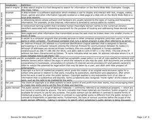 Midterm Review | XLS