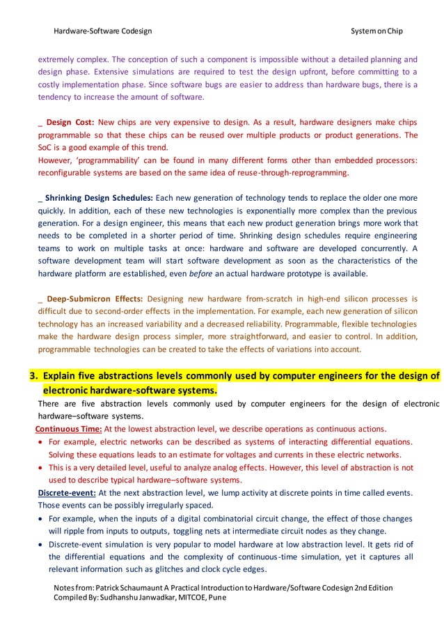 Hardware-Software Codesign | PDF Hardware-Software Codesign | PDF