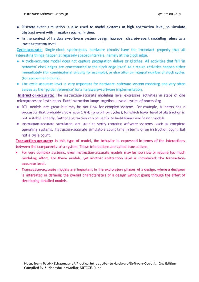 Hardware-Software Codesign | DOCX | Operating Systems | Computer Software and Applications