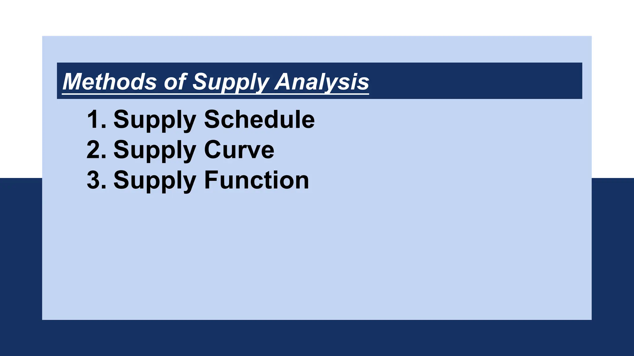 The Basic Analysis of Demand and Supply. | PPTX