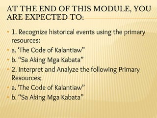CONTROVERSIES AND COFLICTING ANALYSIS FOR SELECTED PRIMARY RESOURCES | PPTX