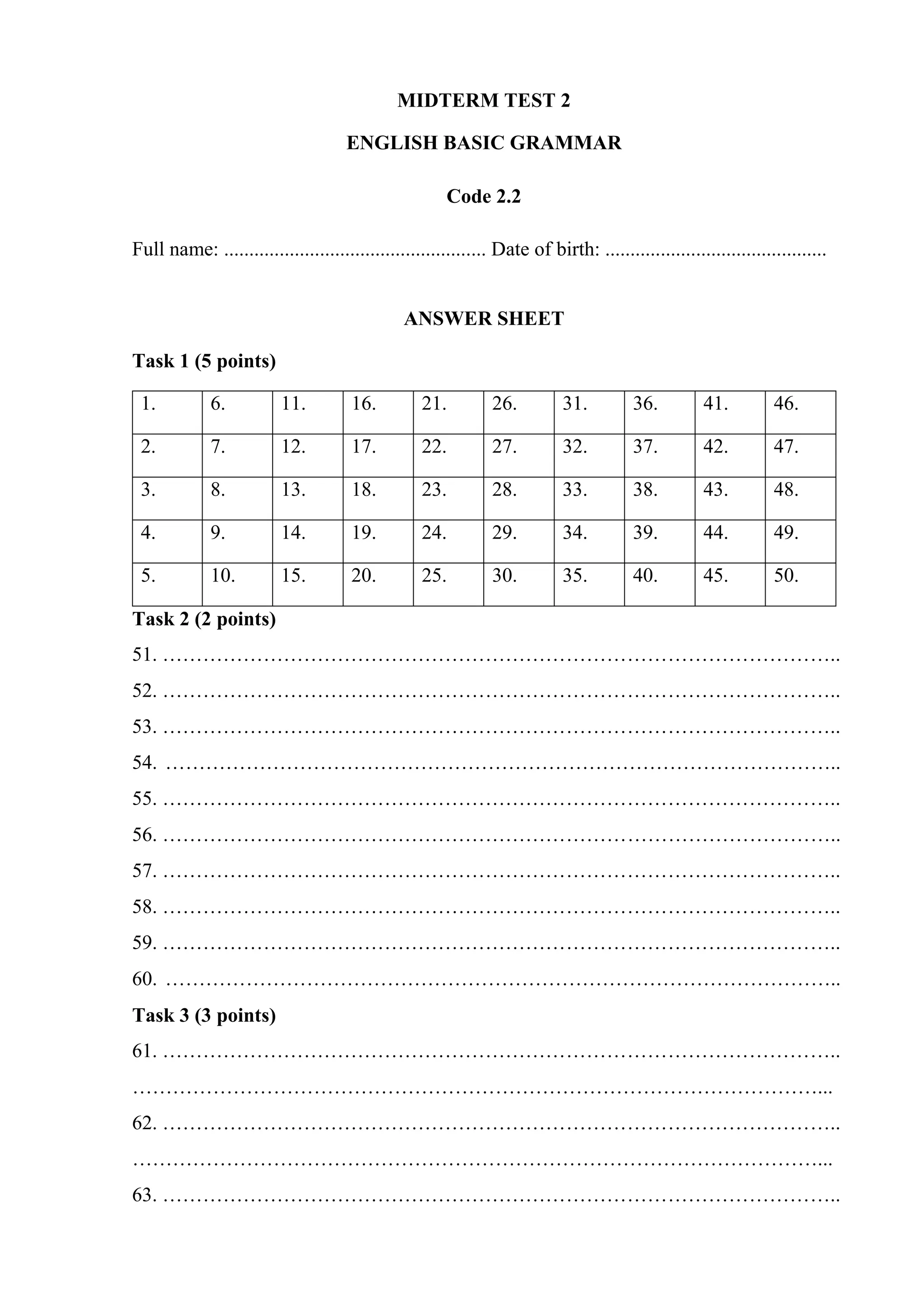 Mid term 2 code 2 NPCB.docxggggggggggggg | PDF