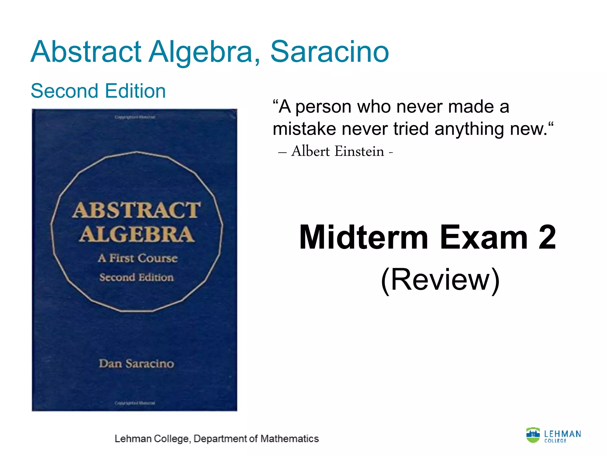 MAT-314 Midterm Exam 2 Review | PPT | Free Download