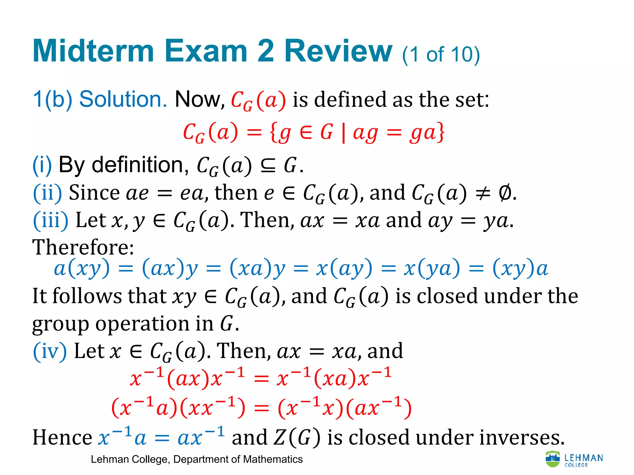 MAT-314 Midterm Exam 2 Review | PPTX