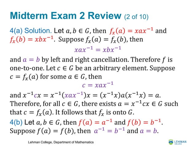 MAT-314 Midterm Exam 2 Review | PPTX