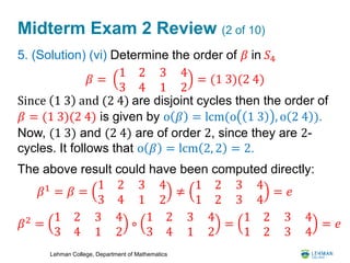 MAT-314 Midterm Exam 2 Review | PPTX
