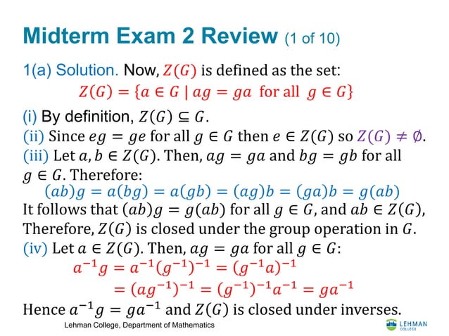 MAT-314 Midterm Exam 2 Review | PPTX