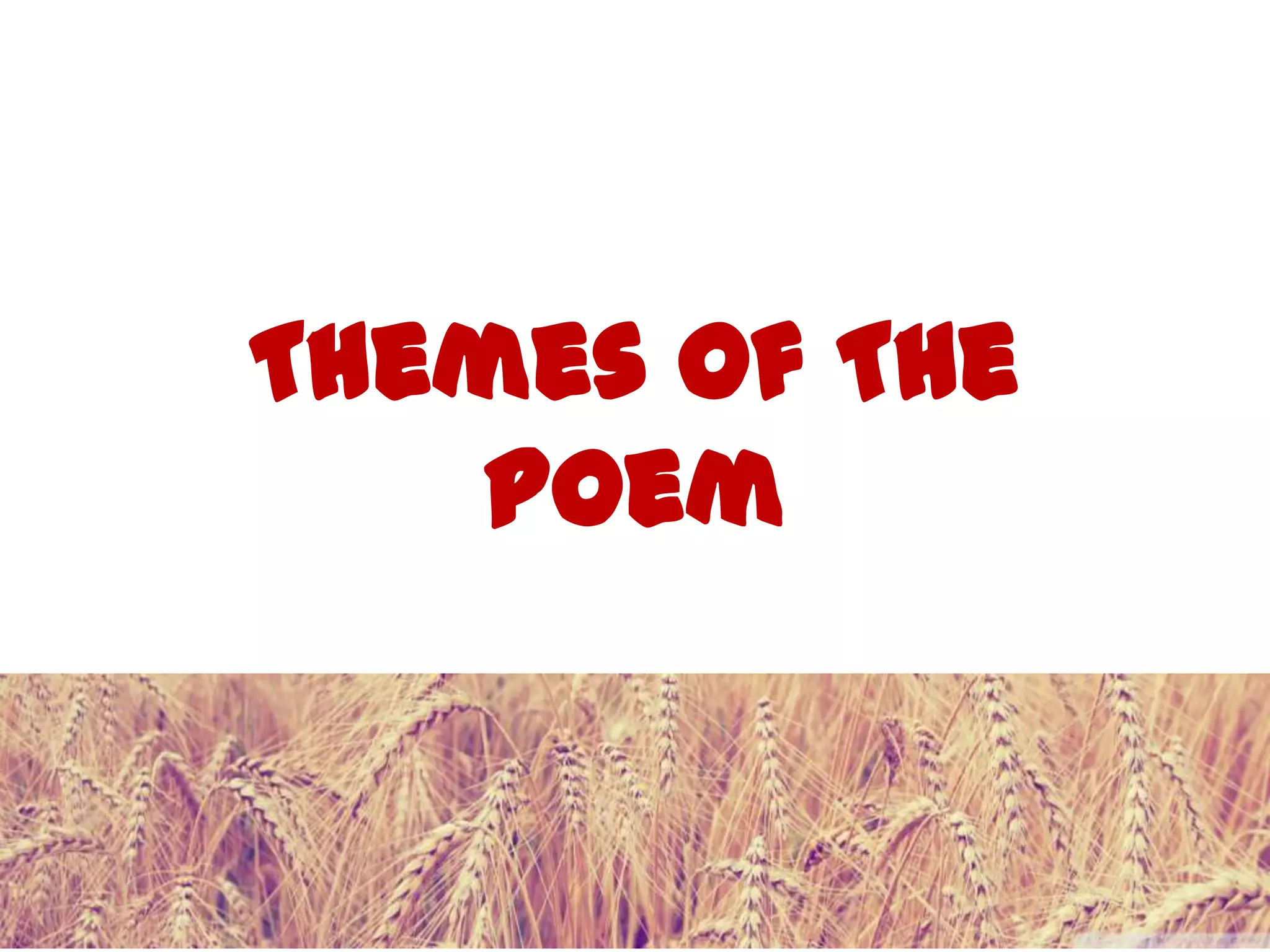 Mid term break by Seamus Heany | PPTX